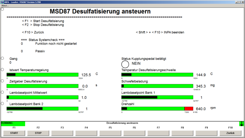 MSD87 diagnostics with INPA. Part 3 - Bimmerprofs.com | NOx emulator ...